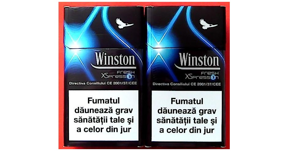 10 PACHETE TIGARI WINSTON FRESH XSpression TIMBRATE ROMANIA ,CU CAPSULA ...