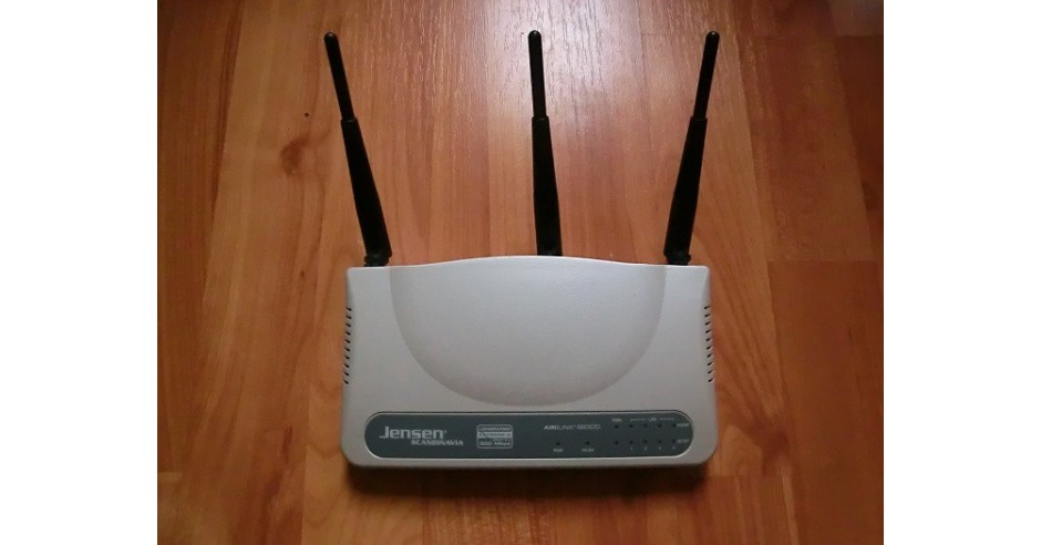 Router Wireless Jensen Scandinavia Airlink 89300 banda N | arhiva Okazii.ro