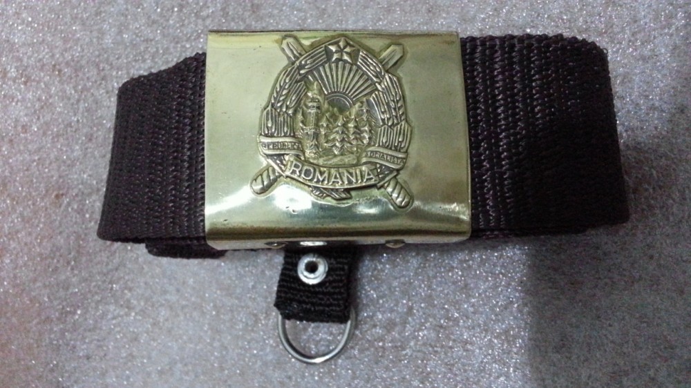 Centura militara RSR (curea, armata, soldat, stema Romaniei) | arhiva ...