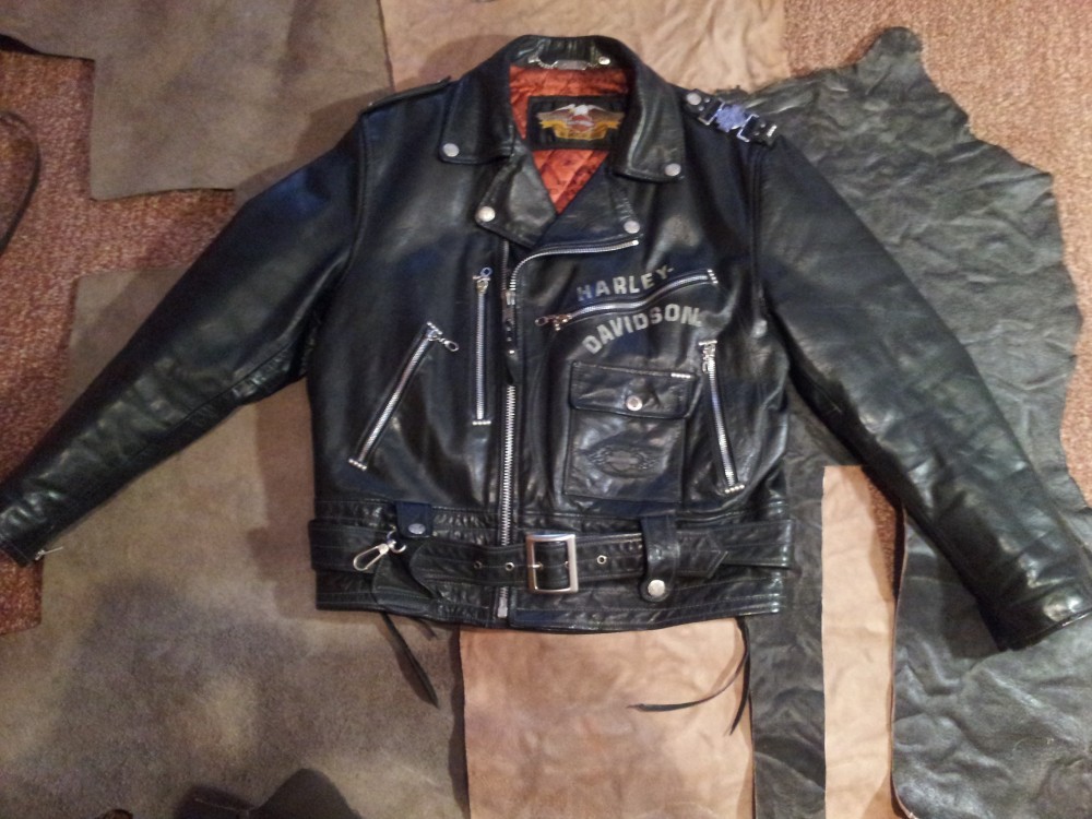 Geaca motor piele HARLEY DAVIDSON - model motor - Originala | arhiva ...