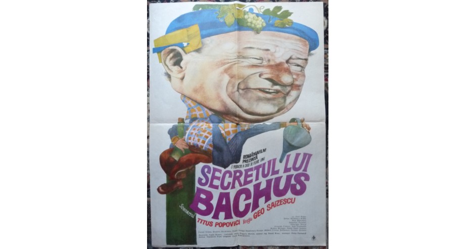 Afisul color al filmului romanesc , Secretul lui Bachus , 1984 , o ...