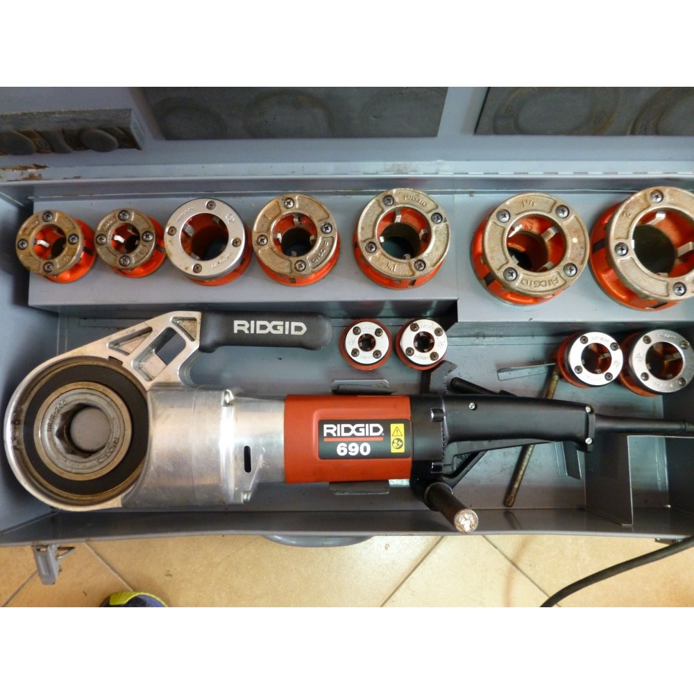 Ridgid 690 , Filiera Electrica pentru Tevi , Aparat de Filetat , Clupa ...