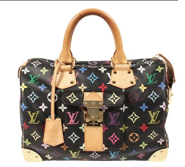 Geanta Louis Vuitton Monogram Multicolore Speedy 30 black ORIGINALA ...