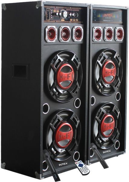 SISTEM 2 BOXE PROFESIONALE INTEX CU TEHNOLOGIE BLUETOOTH,STATIE SI ...