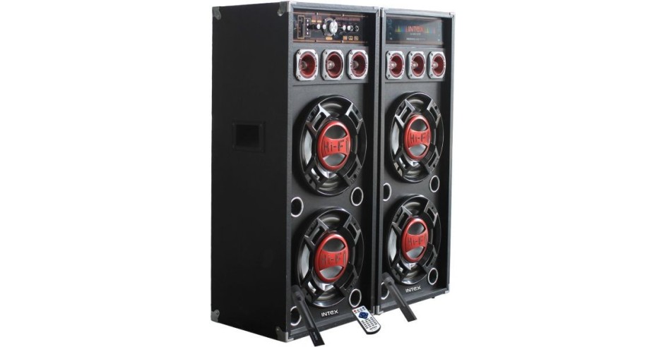 SISTEM 2 BOXE PROFESIONALE INTEX CU TEHNOLOGIE BLUETOOTH,STATIE SI ...