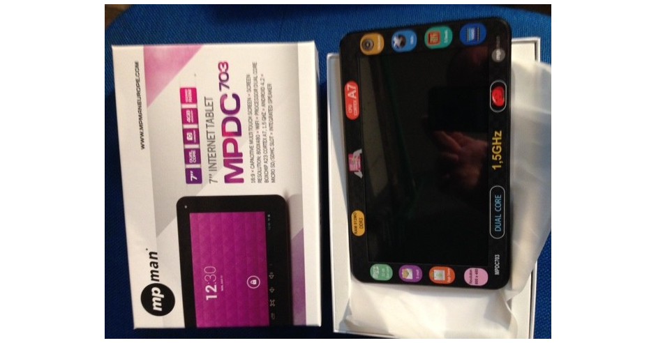 Tableta Internet MP MAN MPDC 703 4 GB de 7 inch | arhiva Okazii.ro