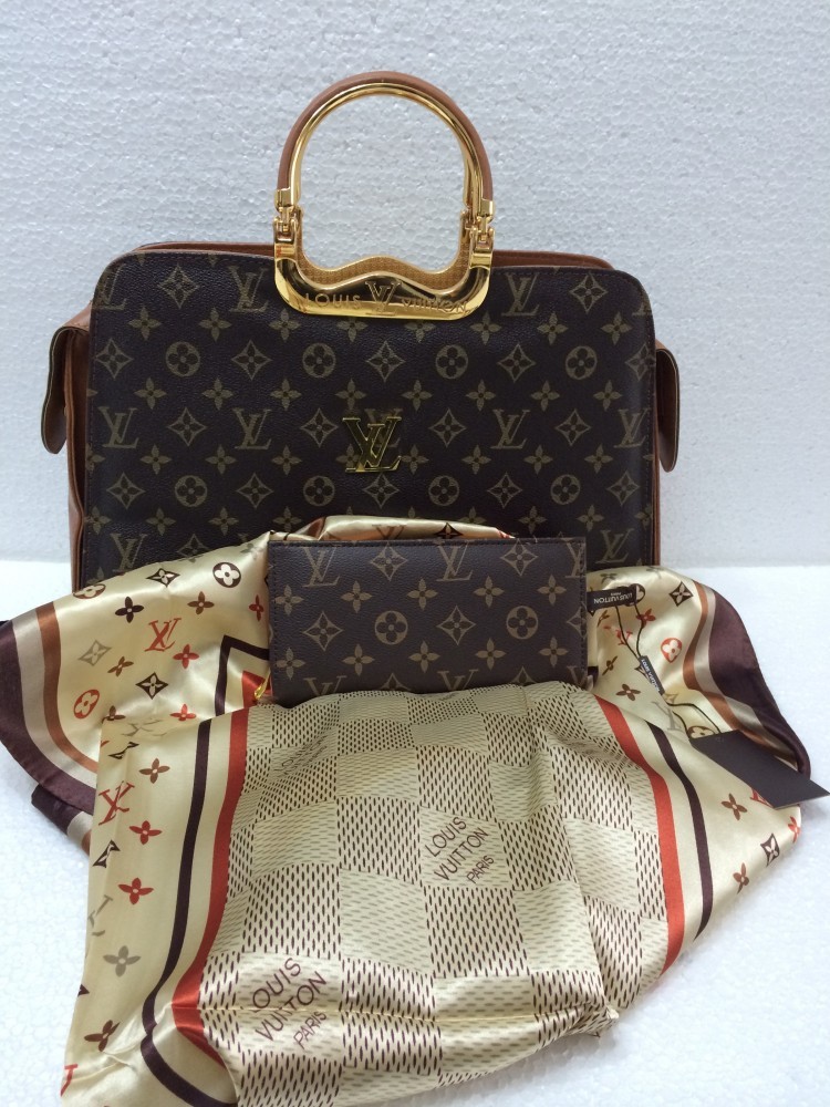 SUPER SET LOUIS VUITTON-MODEL 2015 -- GEANTA SI PORTOFEL- ESARFA LOUIS ...