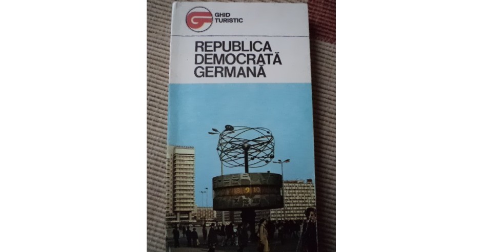 republica democrata germana ddr ghid turistic carte ilustrata harta ...