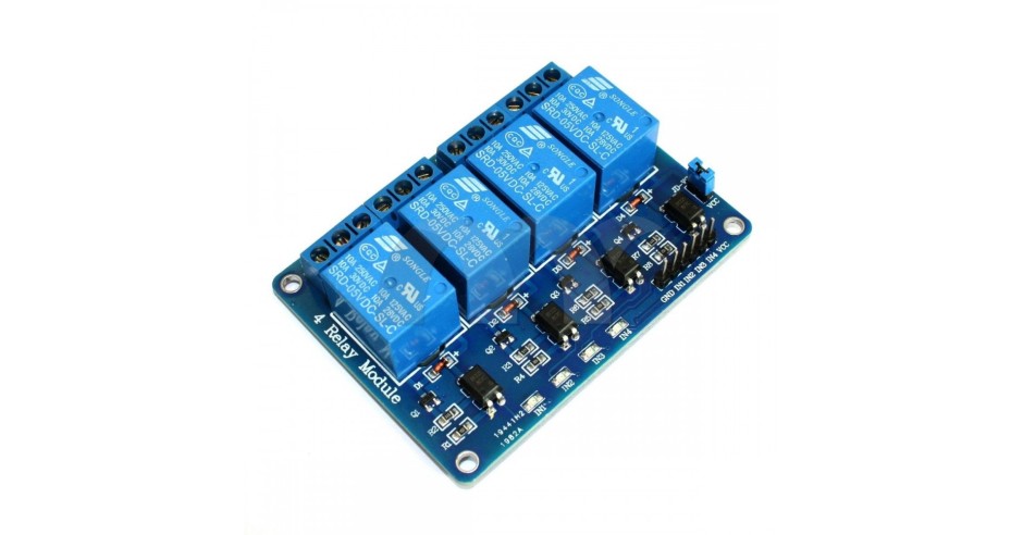 Modul 4 relee 5V Arduino / PIC / AVR / ARM / STM32 | arhiva Okazii.ro