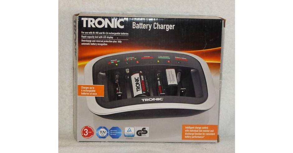 NOU !!! Tronic Battery Charger Ni-MH Ni-Cd Rechargeable batteries ...