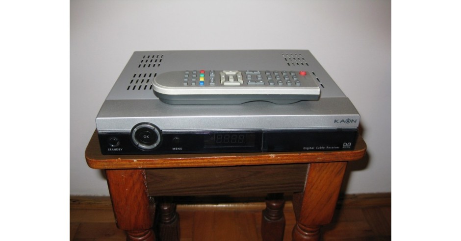 Receiver, Decodor, Receptor DVB-C, cablu RCS/RDS marca KAON ca nou cu ...