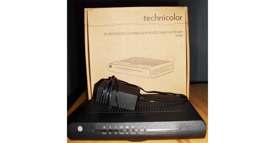 Technicolor TC7200 - 2in1 (Router Wireless 5 GHZ cu port USB respectiv ...