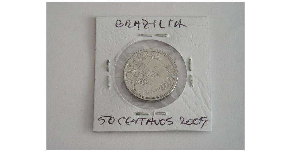 CMS1 - MONEDA BRAZILIA - 50 CENTAVOS EMISA IN 2009 | arhiva Okazii.ro