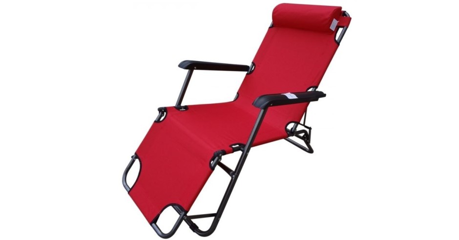 Sezlong/Pat pliabil 3 pozitii ( ideal pentru gradina,plaja,camping si ...