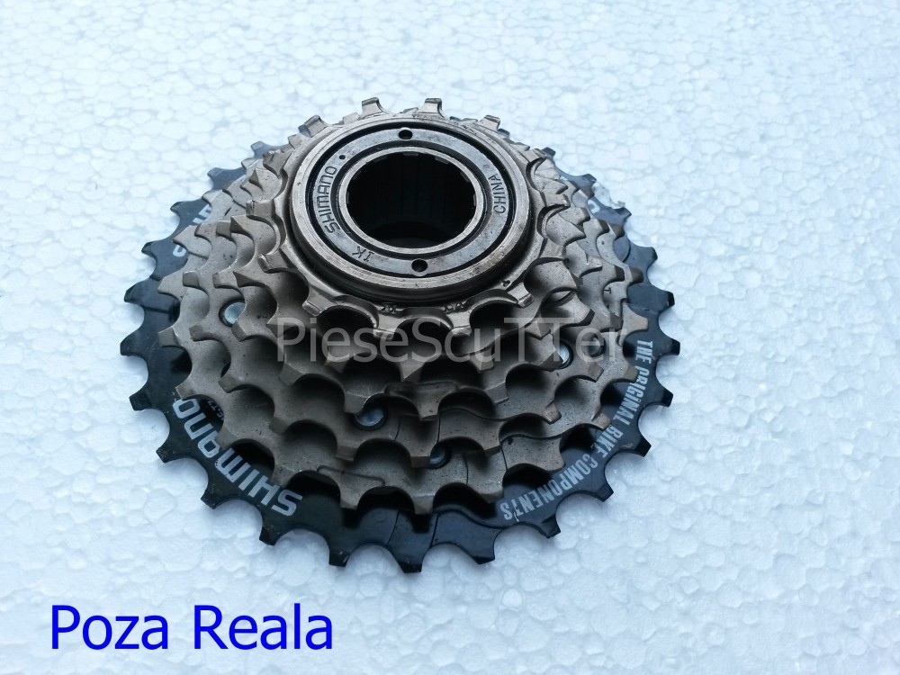 Grup / Bloc Pinion / Pinioane 6 viteze / pinioane Bicicleta Shimano MF ...