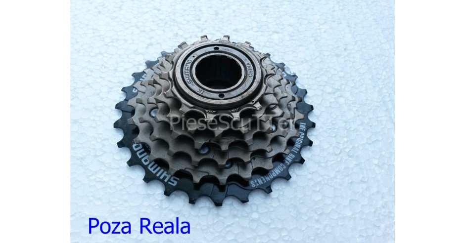 Grup / Bloc Pinion / Pinioane 6 viteze / pinioane Bicicleta Shimano MF ...