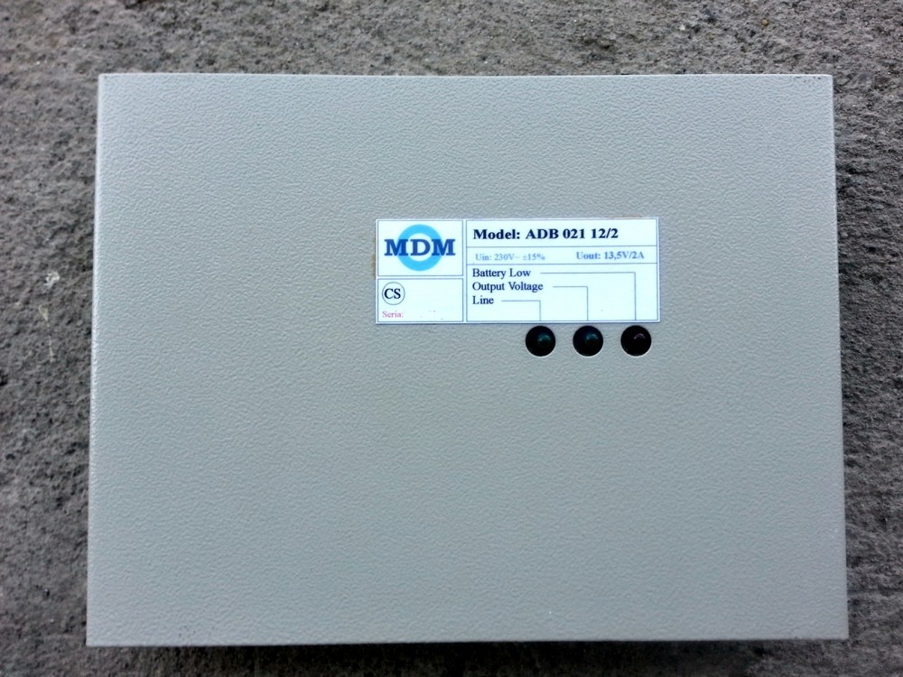 Sursa alimentare cu back-up pe baterie interna 12V 2A model ADB 021 12/ ...