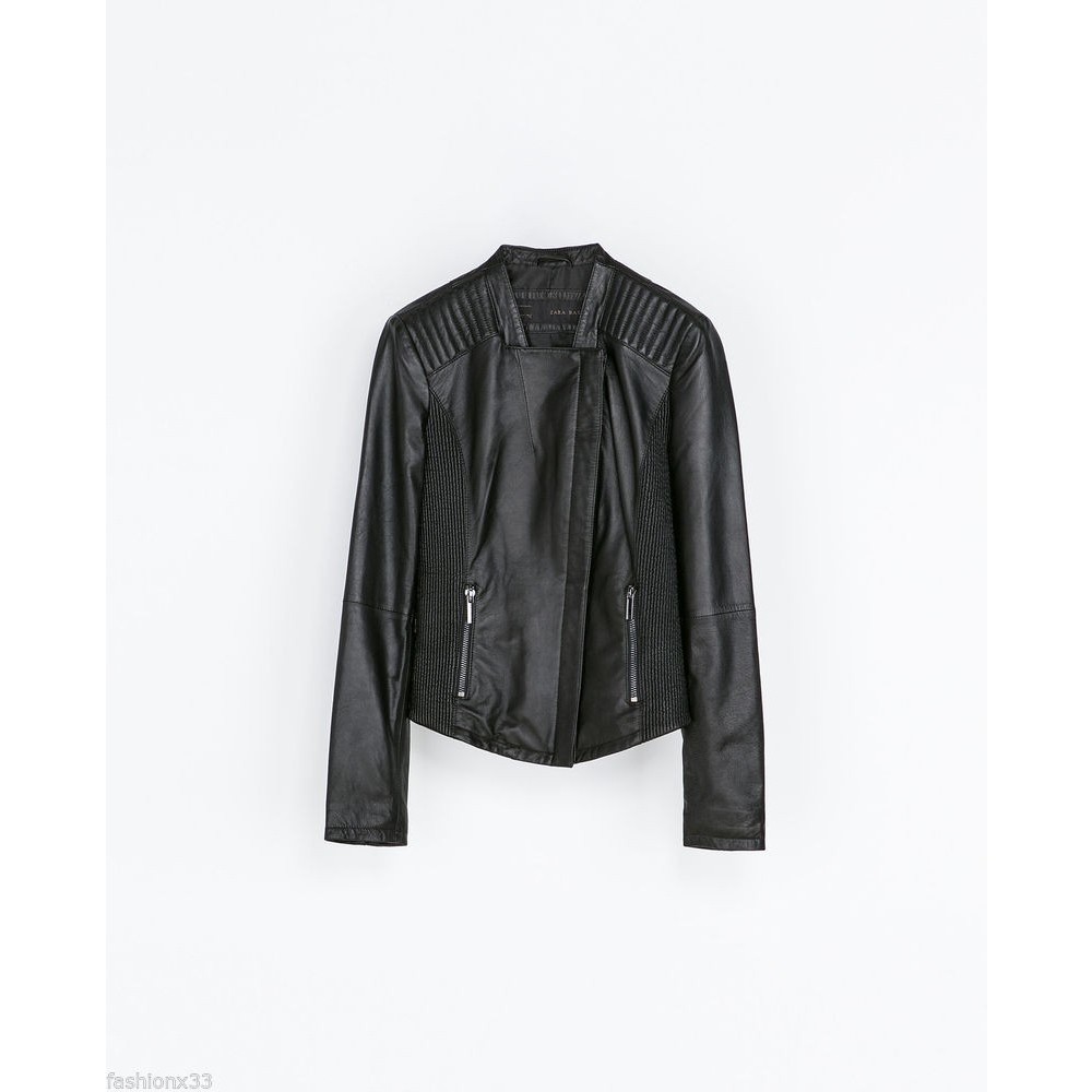 Geaca Zara, piele naturala, S/M | arhiva Okazii.ro