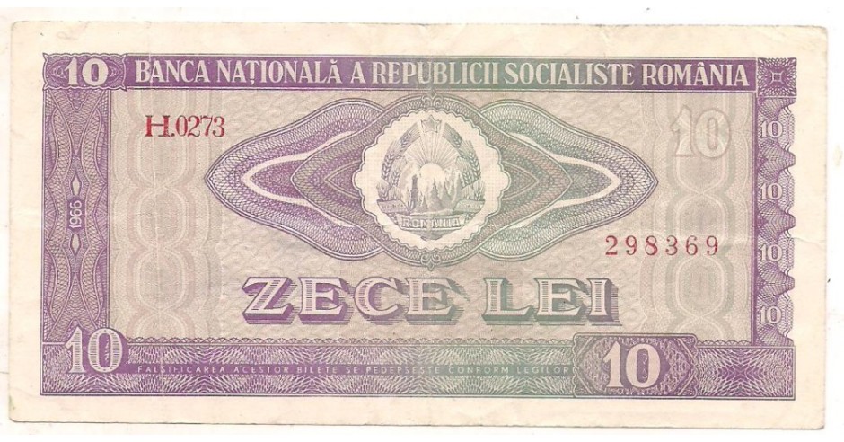 bancnota-ROMANIA-10 Lei 1966 | arhiva Okazii.ro