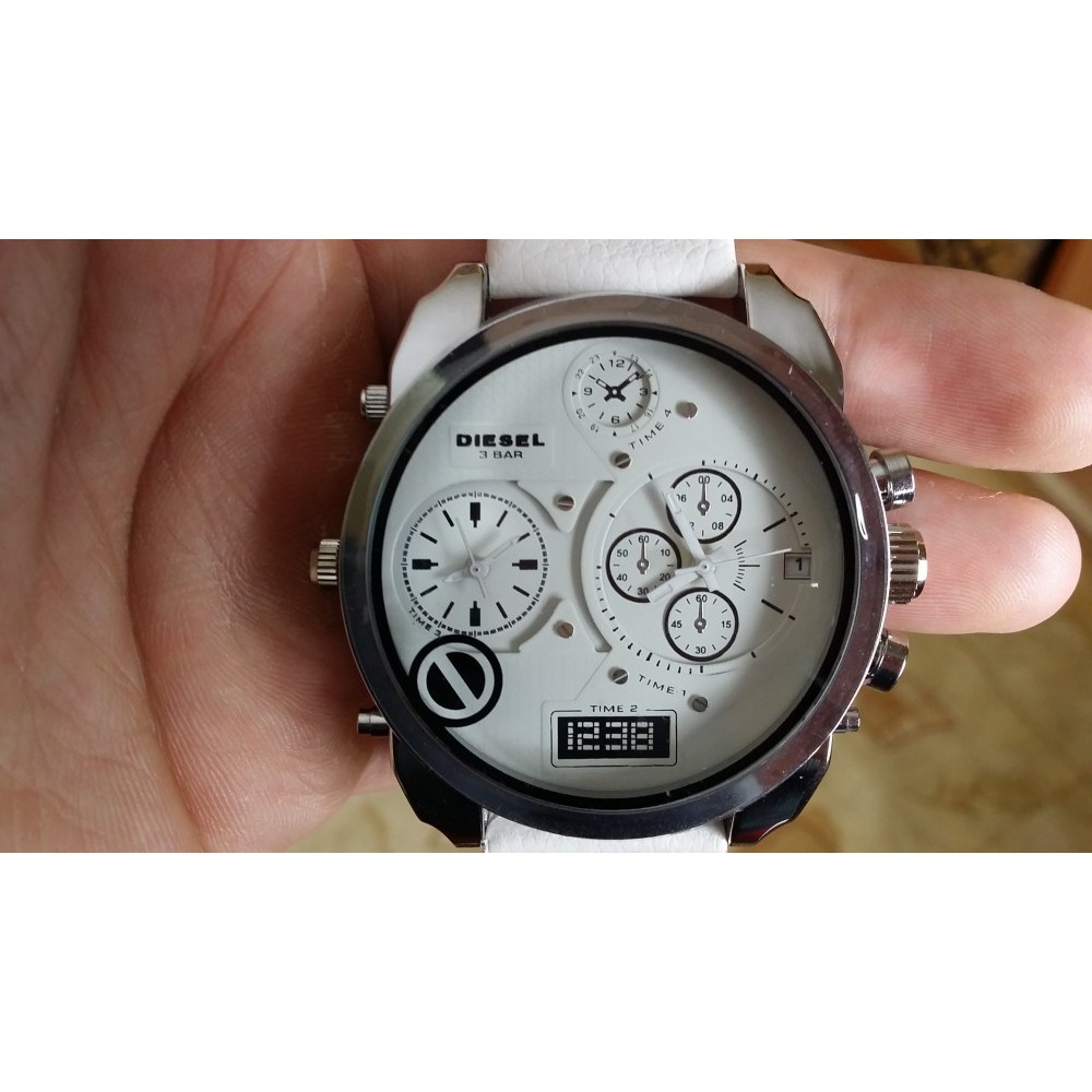 Ceas DIESEL 3BAR - Only The Brave - Dual Time, 2 Fusuri Orare Barbatesc ...