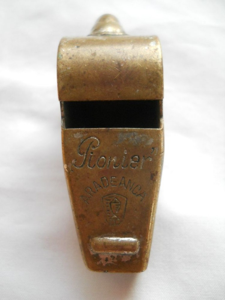 Deosebit si Vechi Fluier Romania Pioner Aradeanca Marcat functional ...