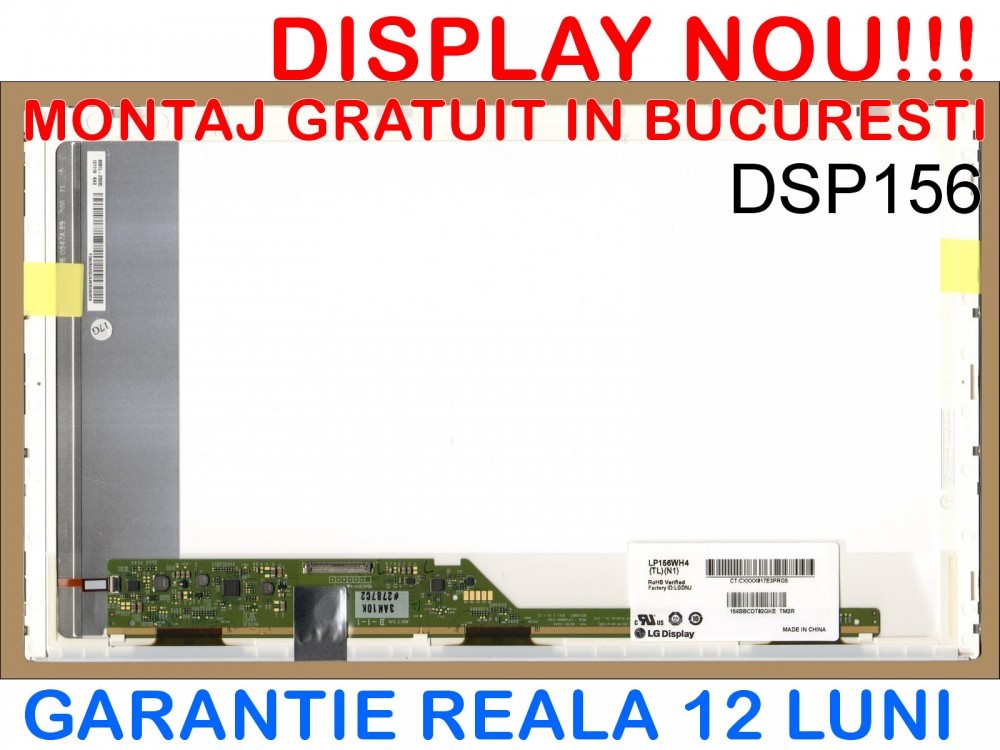 DISPLAY 15.6 LED LAPTOP ECRAN ORIGINAL!!! N156B6-L0B N156BGE-L21 B156XW02 LTN156AT02 LTN156AT05 ...