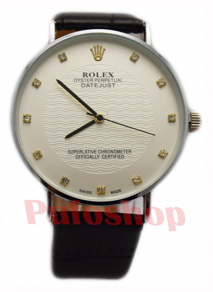 Ceas de barbati Rolex elegant, model SLIM extra-plat finut +cutie cadou ...
