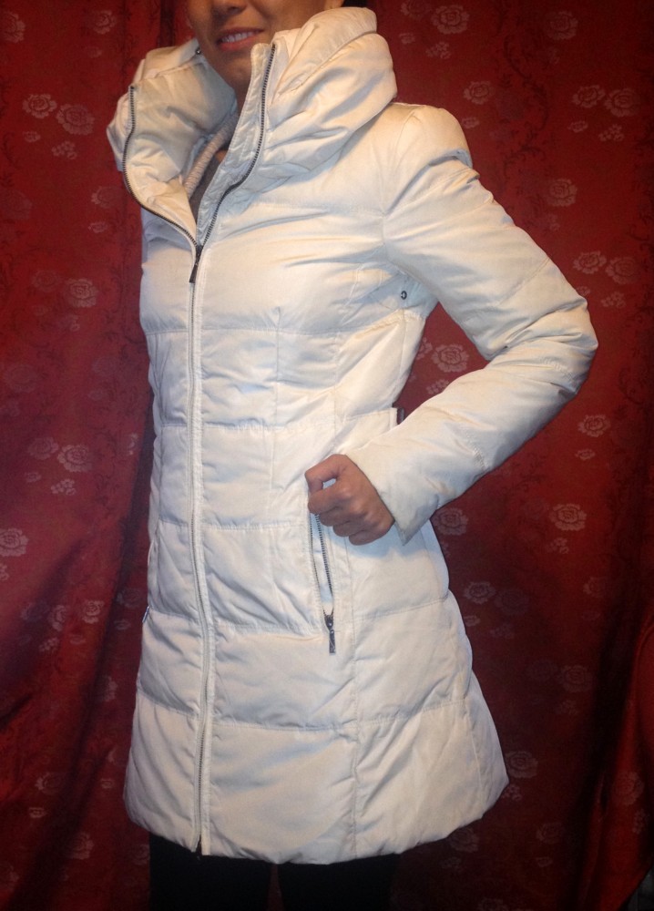 Geaca dama Zara lunga cu puf, groasa de iarna stoc epuizat - Okazii