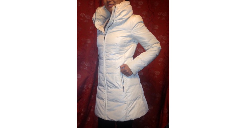Geaca dama Zara lunga cu puf, groasa de iarna | arhiva Okazii.ro