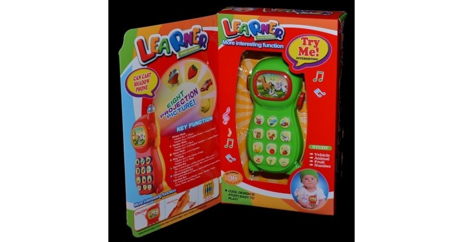 Jucarie pentru copii telefon interactiv cu proiector - pret redus ...