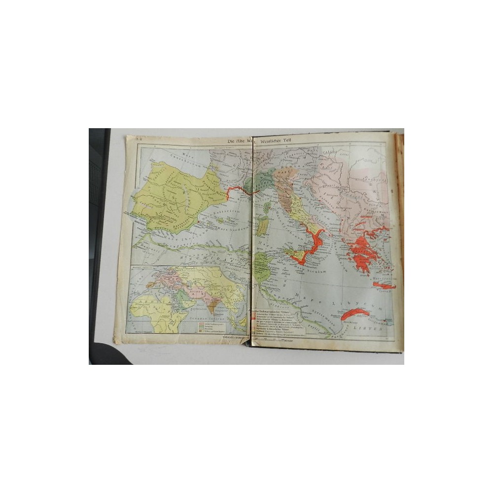 Atlas istoric german , circa 1919 - 1920, harti vechi, harti istorice ...