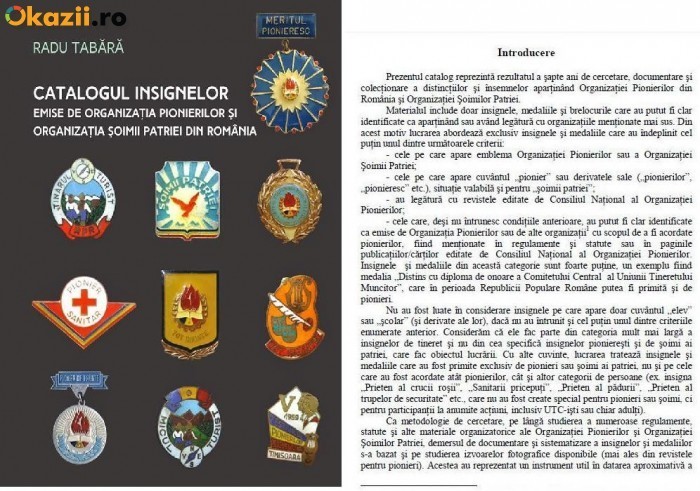 catalog insigne pionieri si soimii patriei | arhiva Okazii.ro