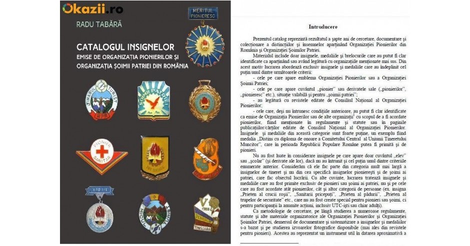 catalog insigne pionieri si soimii patriei | arhiva Okazii.ro