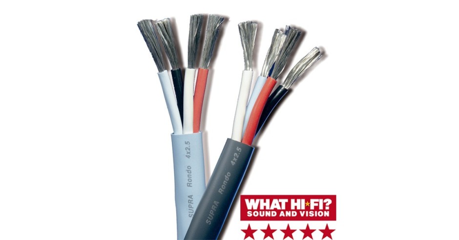 Cabluri de boxe bi-wiring SUPRA Cables Rondo 4x2.5, noi, la metraj, la ...