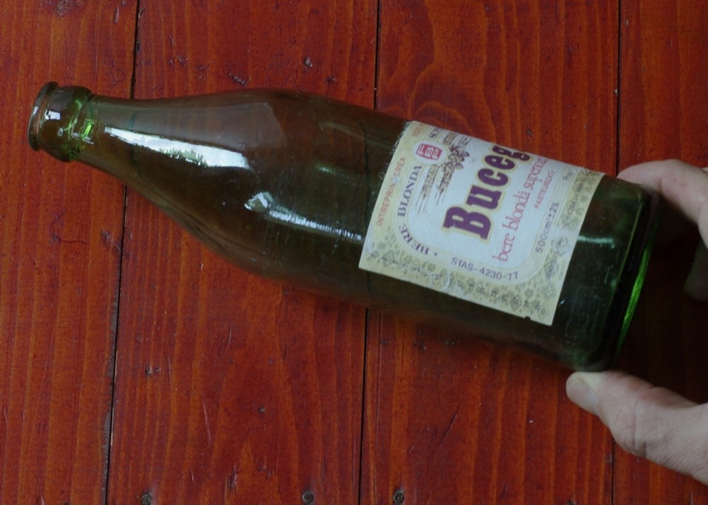 Sticla din perioada comunista - Eticheta originala - Bere Bucegi ...