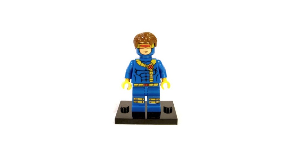 Cyclops, minifigurina custom tip LEGO Marvel Comics Super Heroes, X-Men ...