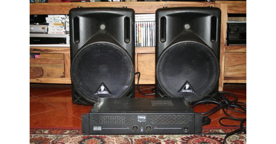 Boxe Behringer Eurolive B212 si statie Stage Line STA-500 | arhiva ...