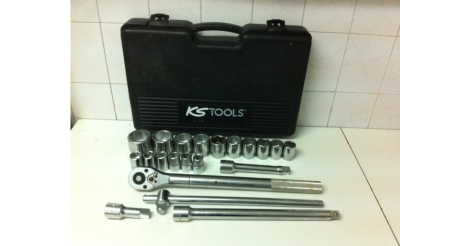 Trusa Tubulare 3/4 de 21 piese Marca KS TOOLS | arhiva Okazii.ro