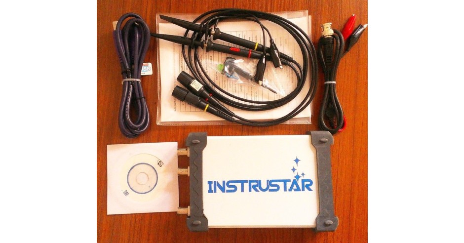 5 IN 1 Osciloscop / Spectrum Analyzer / DDS / Sweep / Data Recorder 2x20MHz 48MSa/s sample rate ...