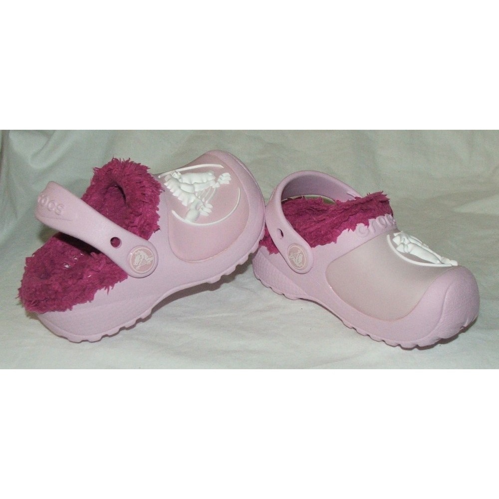 Papuci copii CROCS, Fete, 23.5, Roz | Okazii.ro