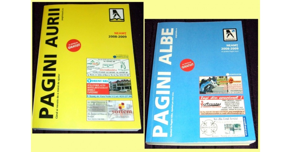 Ghidul Pagini Aurii / Pagini Albe 2008-2009, Lista oficiala a ...