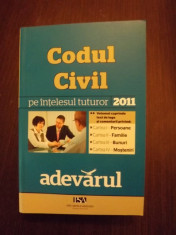CODUL CIVIL PE INTELESUL TUTUROR - SERBAN POP, ALINA SAVIN | arhiva ...