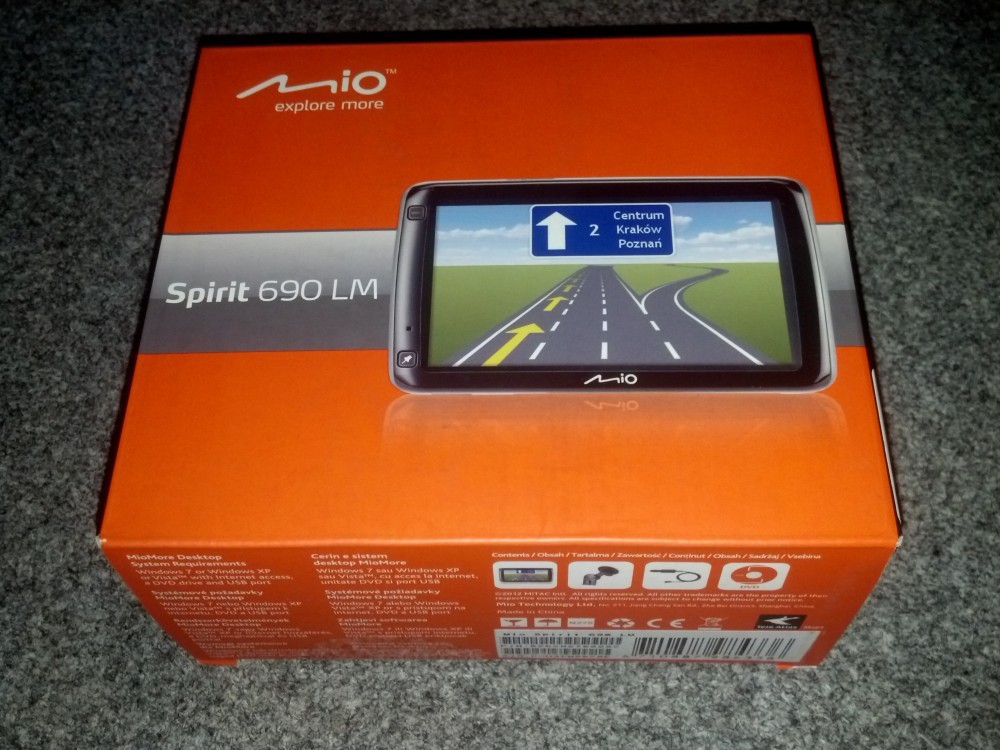 GPS Mio 690 LM / Full Europe / actualizari gratuite pe viata / optional iGO Primo harti camion ...