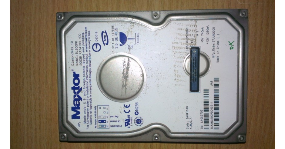 HDD PC Maxtor 200 Gb IDE | arhiva Okazii.ro