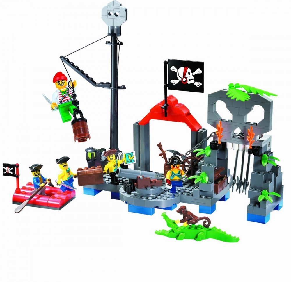 Corabia Adventure, joc constructie tip Lego cu Pirati - 206 piese ...