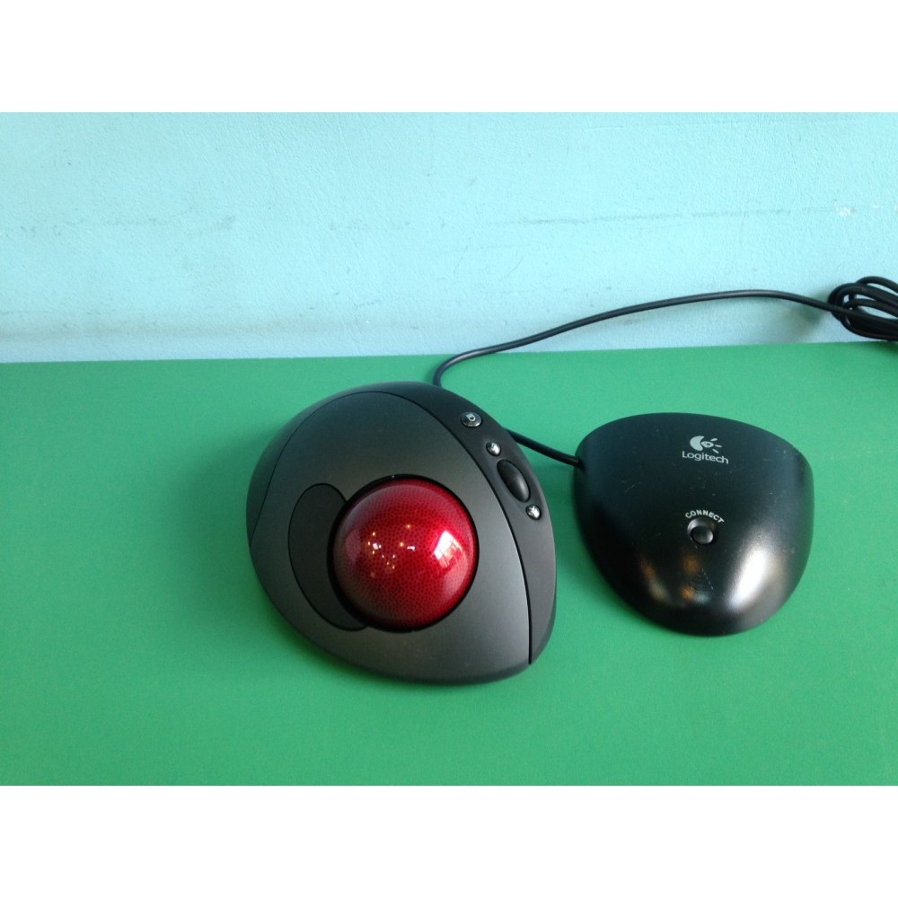 Logitech T-RB22 Cordless Optical TrackMan Trackball Mouse cu Receiver ...