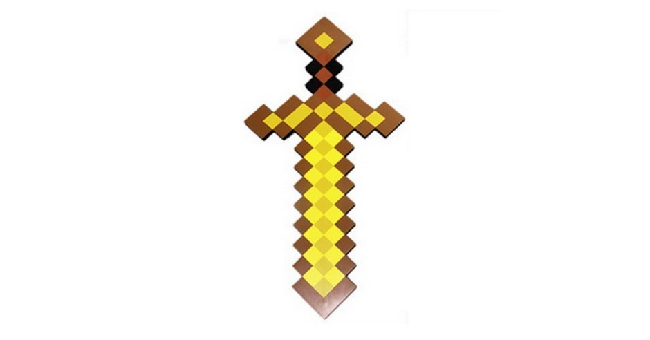 Sabie Minecraft - Gold Sword ? 60 cm ! | arhiva Okazii.ro