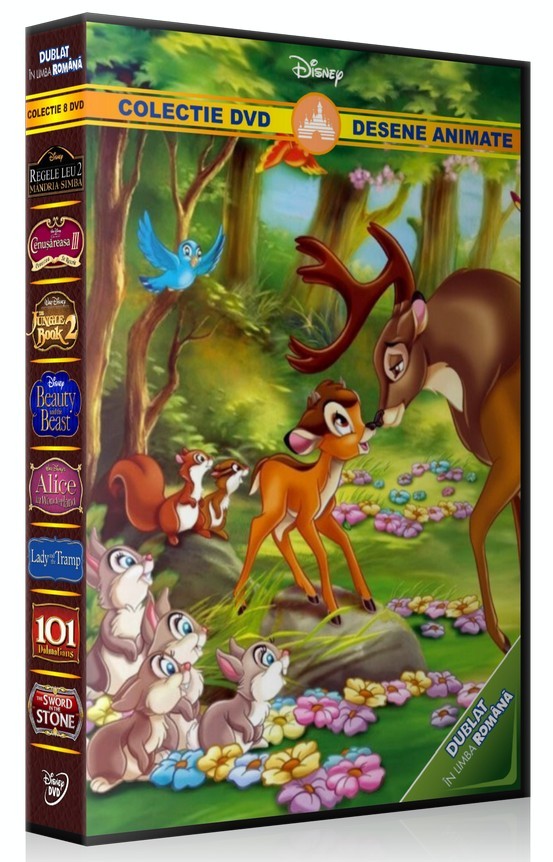 Colectie Desene Animate Disney vol.3 - 8 DVD dublate in limba romana ...