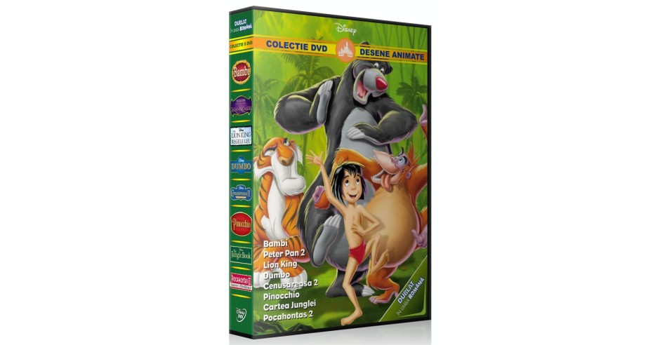 Colectie Desene Animate Disney vol.2 - 8 DVD dublate in limba romana ...