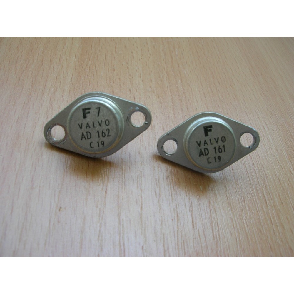 set doi tranzistori putere complementari germaniu AD161 / AD162 ...